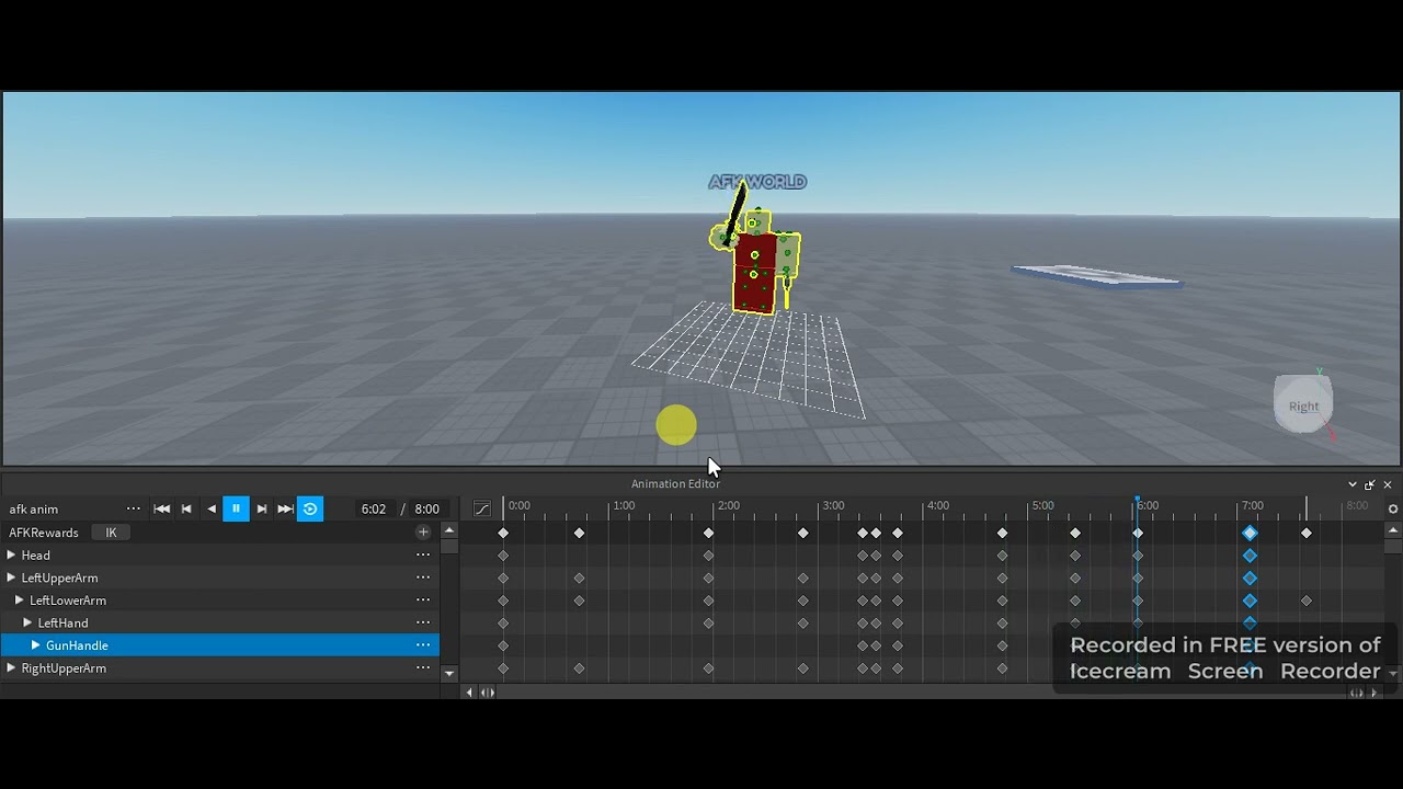 afk gun&knife animation - YouTube