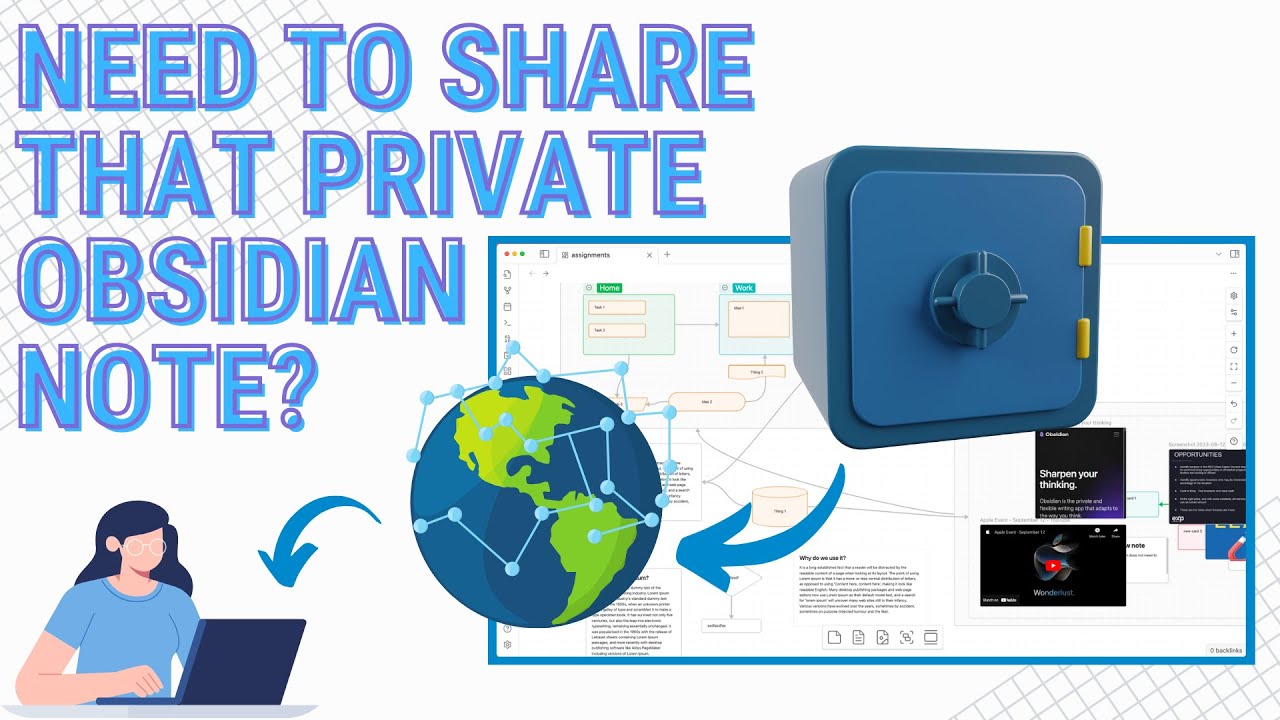 Share Notes From Your Private Vault | Obsidian - YouTube