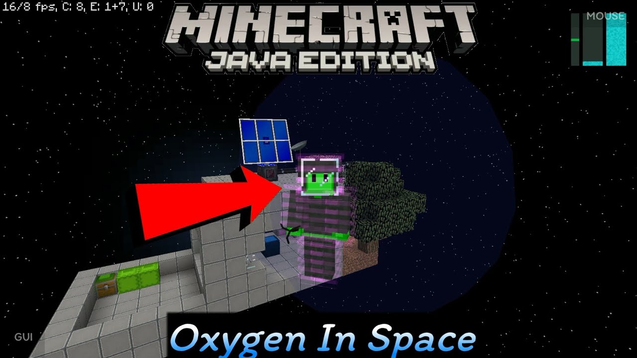 HOW TO CREATE OXYGEN IN SPACE [Minecraft Java Pojav Launcher] - YouTube