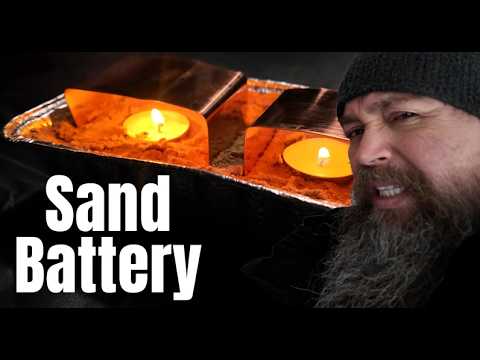 Testing The Amazing Sand Battery For Cold Weather Camping - YouTube