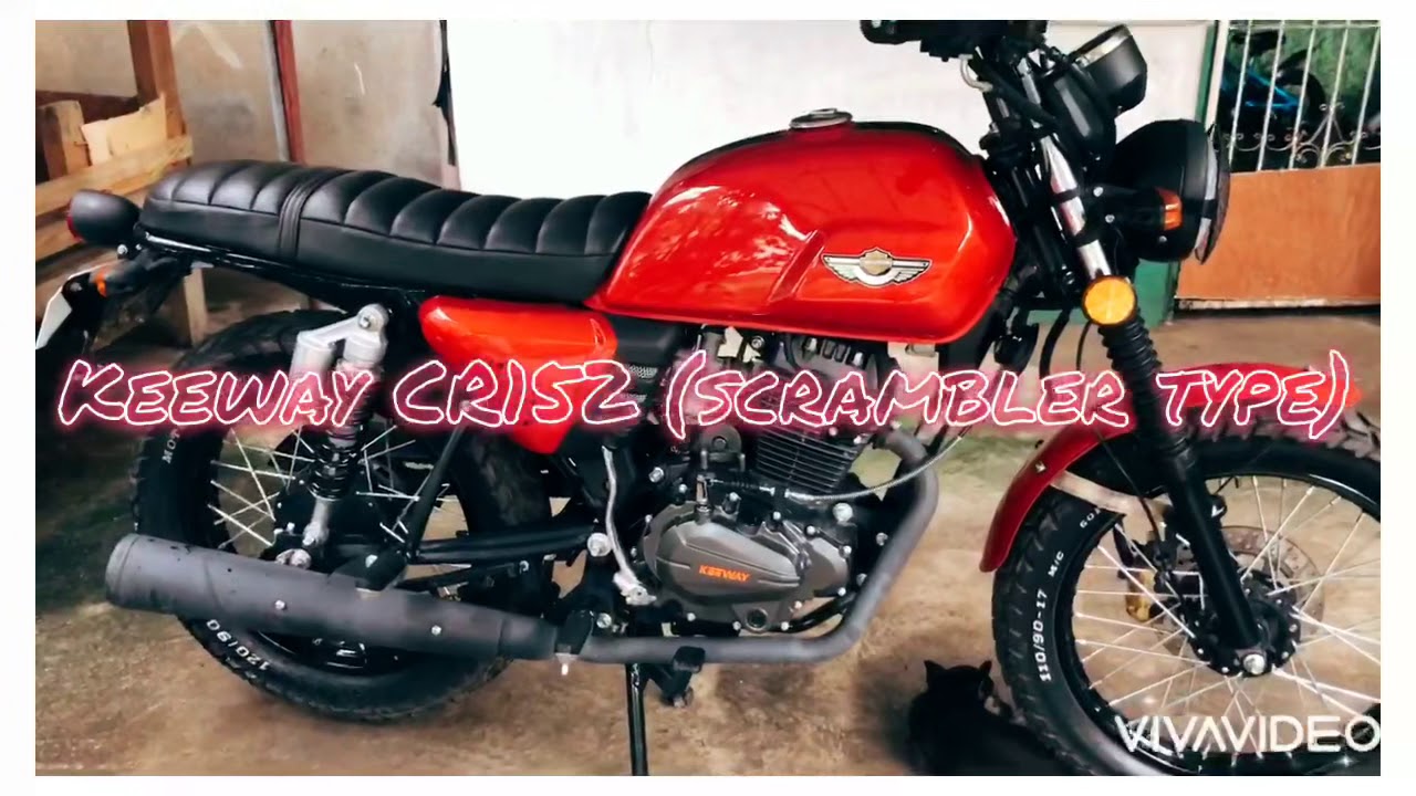 Keeway cr152 (scrambler type) - YouTube