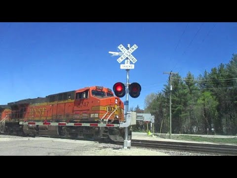 BNSF 5747 East ZSSECHC Filmed In Trenton Township WI (5-3-2024) - YouTube
