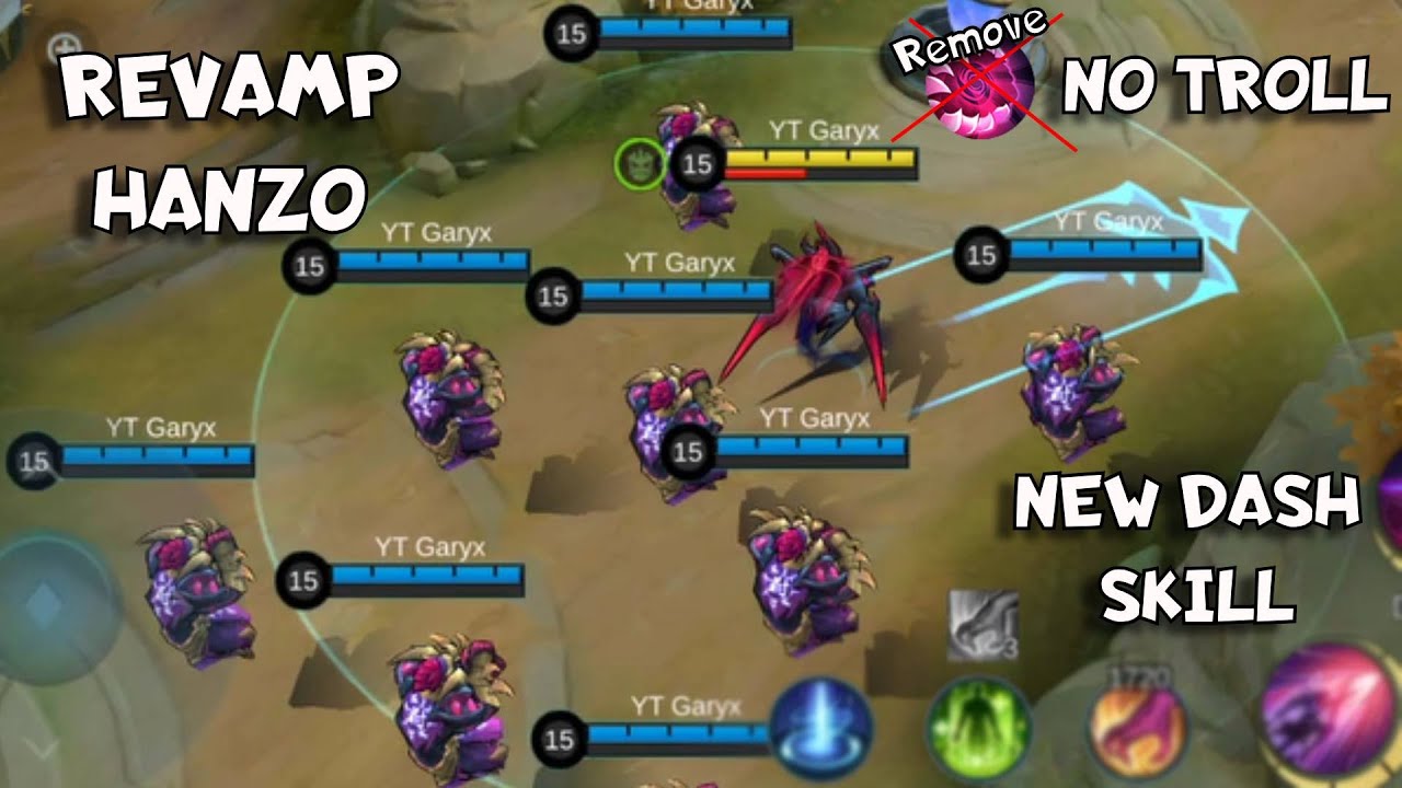 MLBB REVAMP HANZO MOBILE LEGENDS HERO REVAMP || REVAMP HERO MLBB ...
