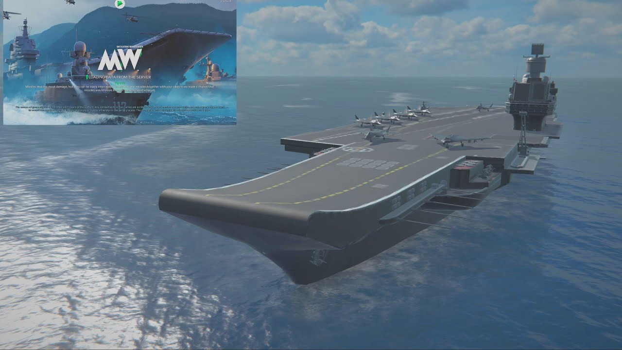 [Modern Warships] RF ATAKR Ulyanovsk, T3 Russian aircraft carrier first ...