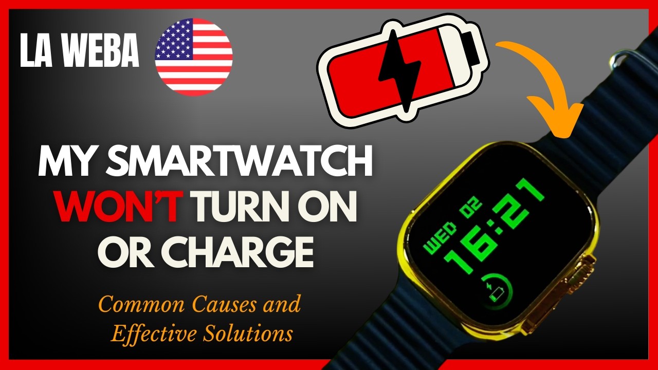 My Smartwatch Won't Turn On or Charge 🔋⌚ Common Causes and Solutions ...