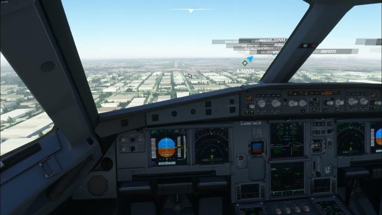 MSFS ILS landing in the FBW A320neo - YouTube