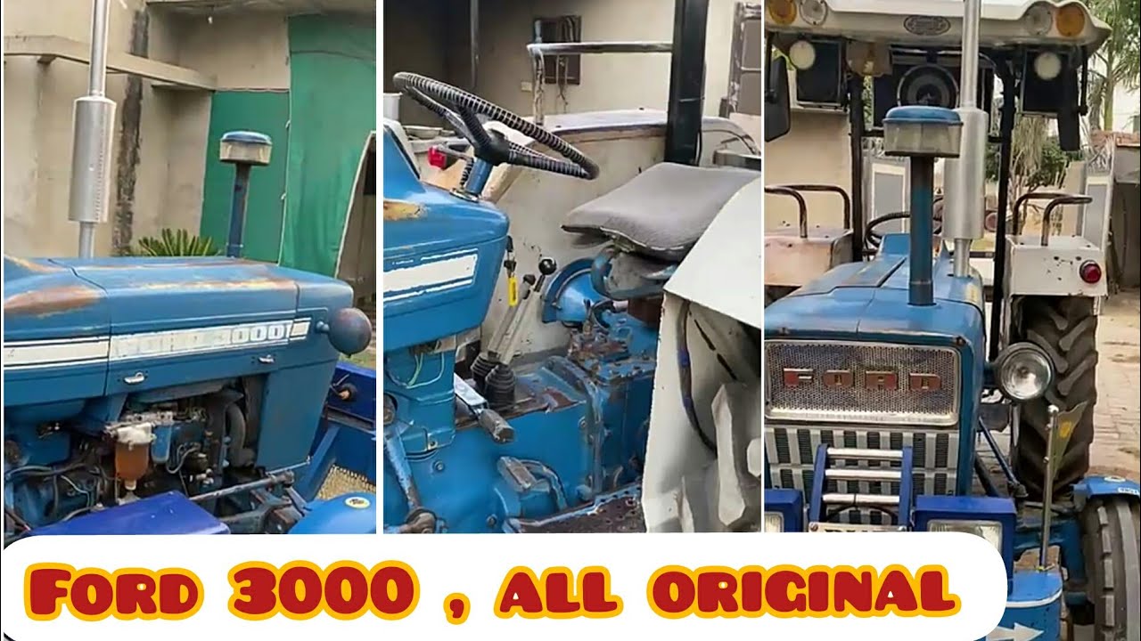 Ford 3000 , all original - YouTube