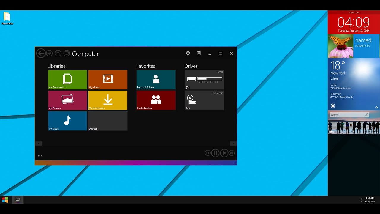 Windows 9 Skin Pack For Windows 7/8/8.1 - YouTube