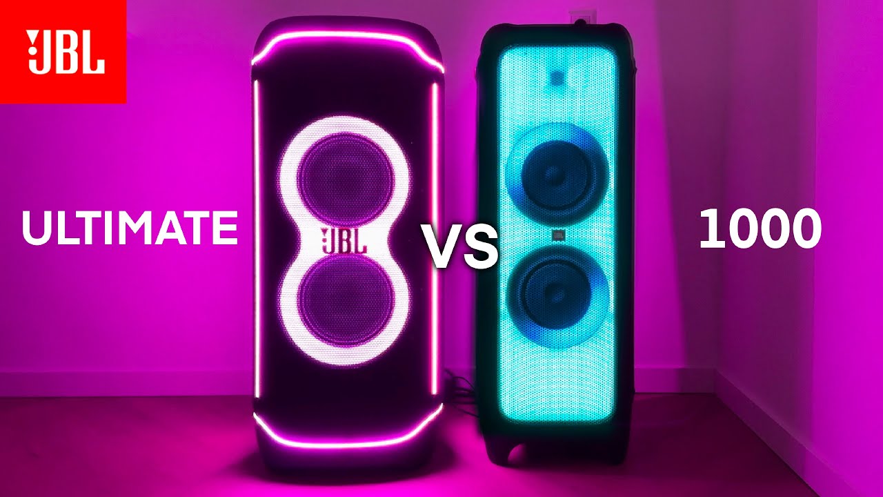 JBL Partybox Ultimate VS 1000 Sound and lights comparison 50% Volume ...