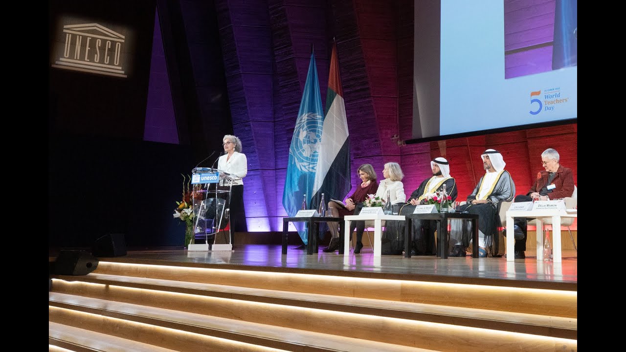 Dr. Rima Karami,TAMAM director, acceptance speech of the UNESCO Hamdan ...