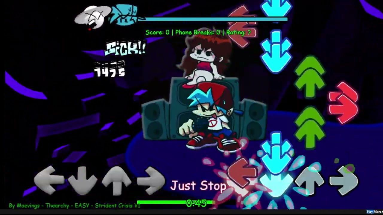 FNF Thearchy (EASY) w/ botplay - YouTube