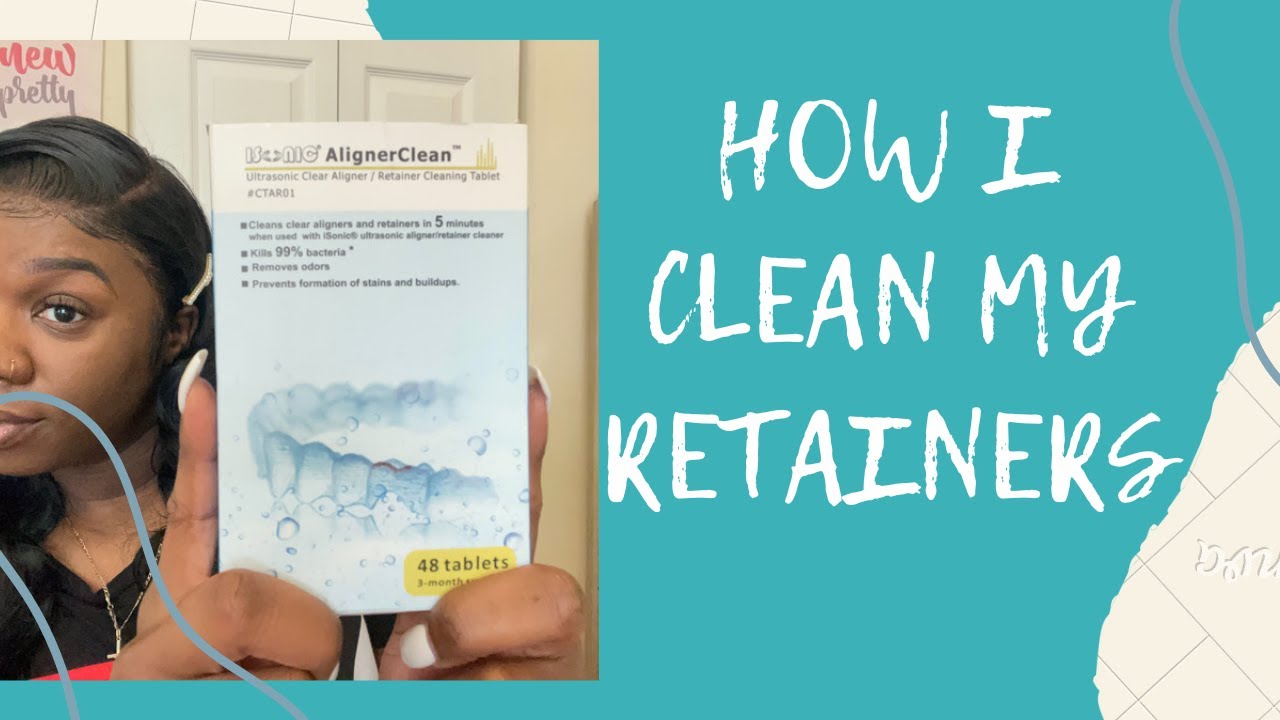 How to clean clear removable retainers | Removes Stains #retainers # ...