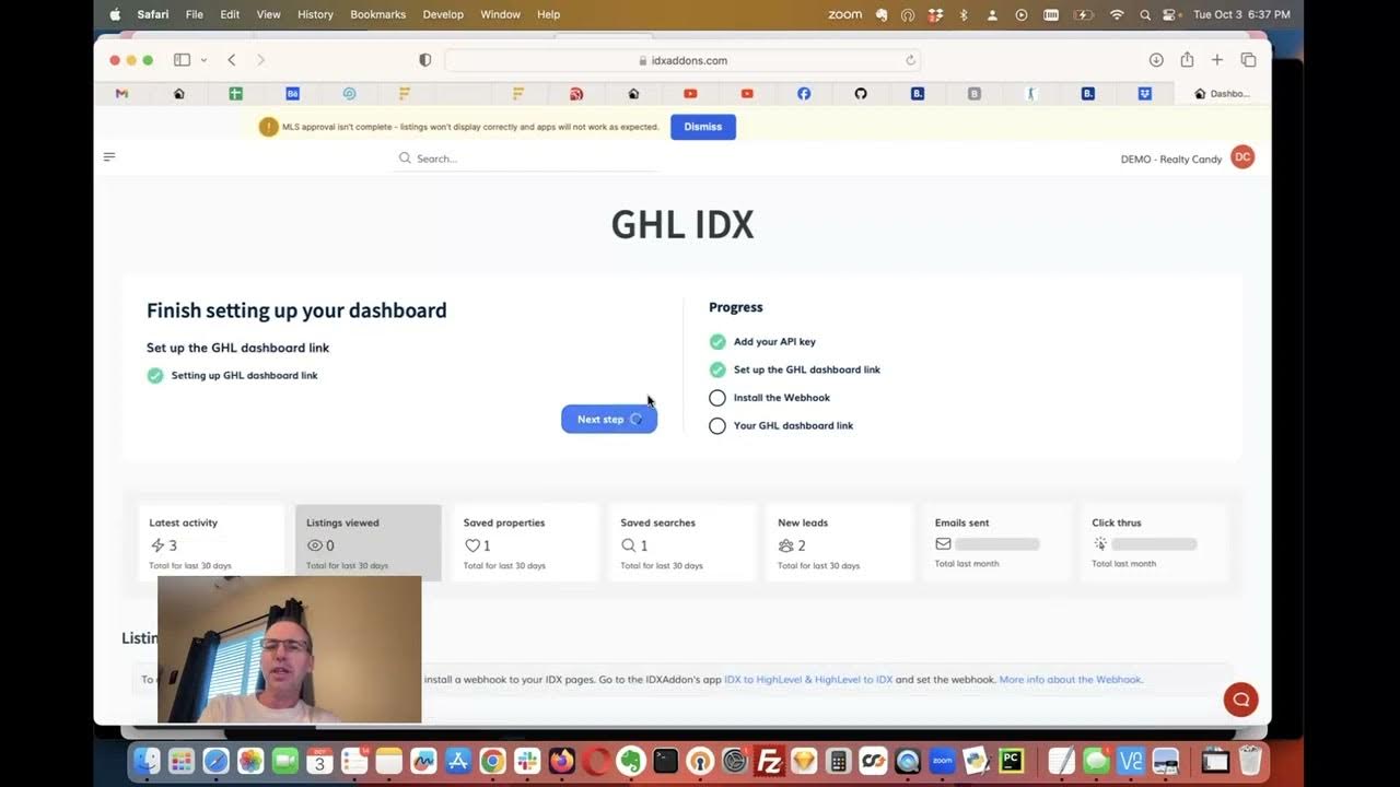 HighLevel Dashboard Update Quick Setup for IDX Broker and GHL - YouTube
