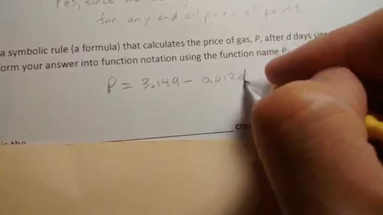 3 6 Video 1d How To Write A Symbolic Rule Of A Linear Function 3 6 Video 1d How To Write A Symbolic Rule Of A Linear Function