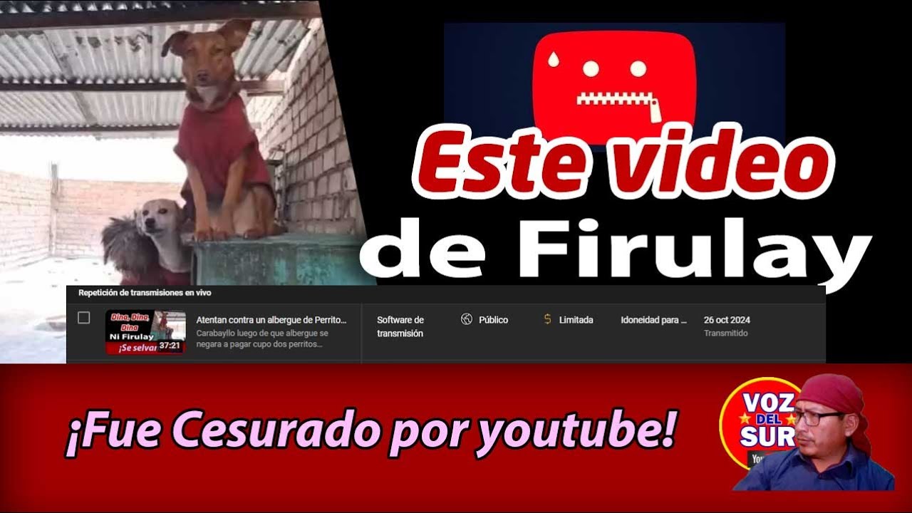 Video de Firulay restringido en PERÚ - YouTube