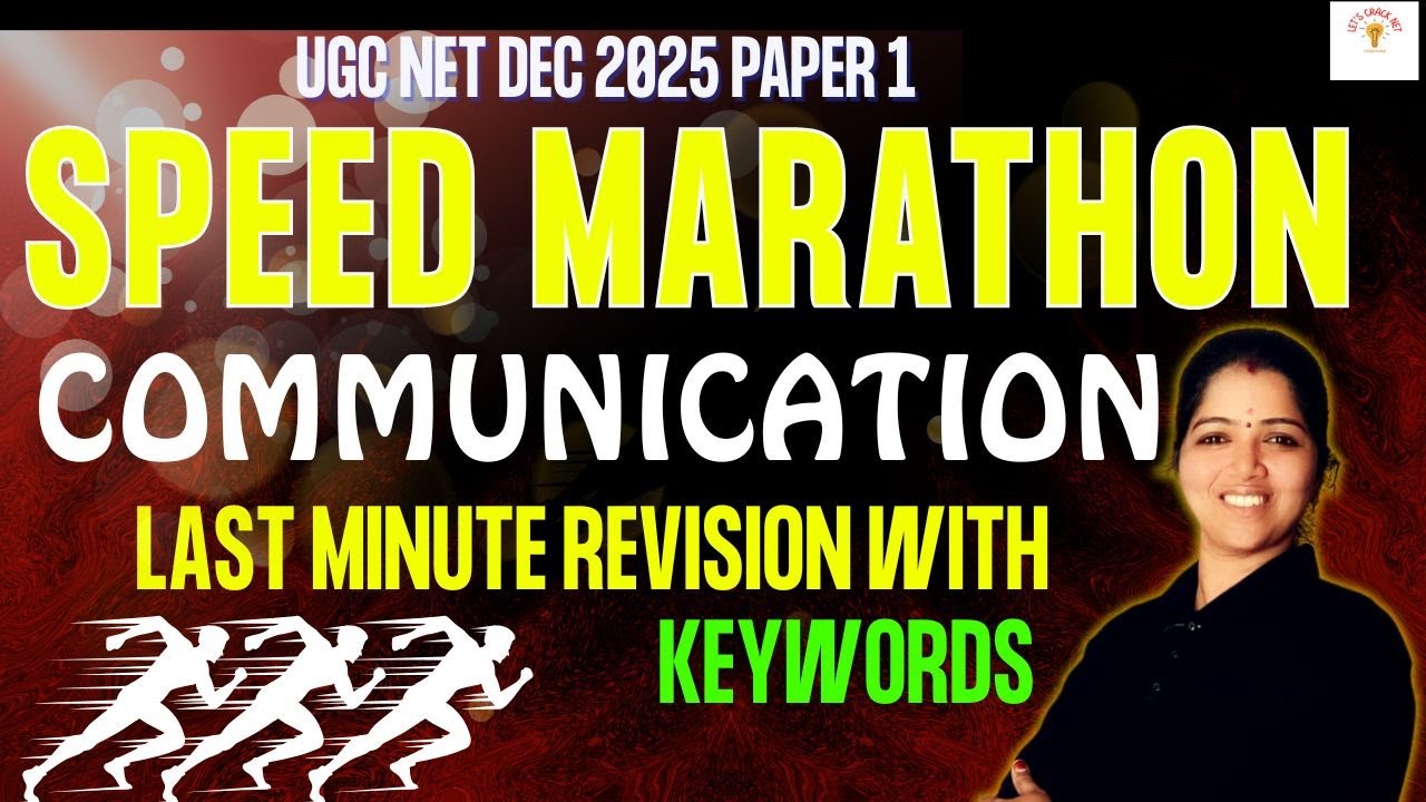 UGC NET Paper 1 Communication in 1 Shot | Speed Marathon | Sure-Shot ...