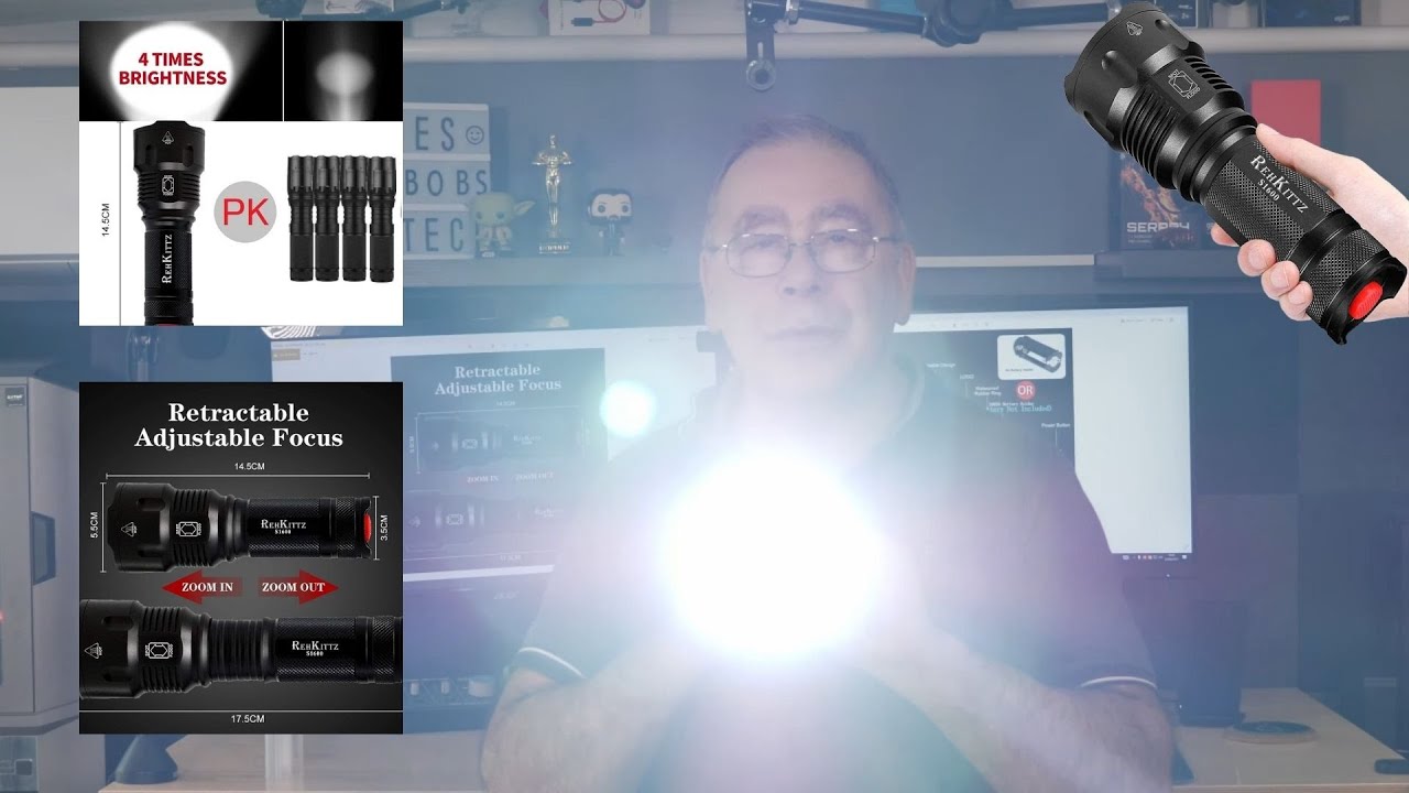 Tactical Military Torch LED Super Bright - YouTube