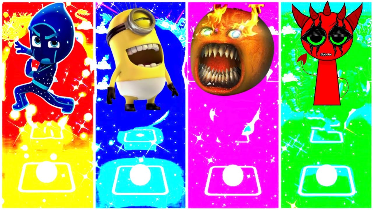 Pj Masks Catboy 🆚 Minions Crazy 🆚 Halloween Annoying Orange 🆚 ...