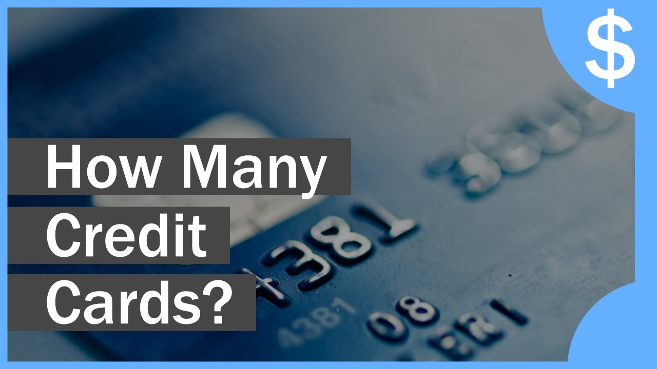 The ideal number of credit cards for you - YouTube