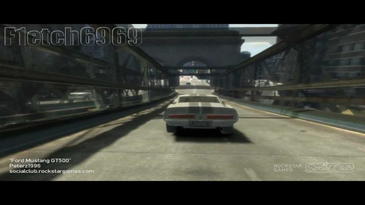 GRAND THEFT AUTO IV MUSTANG SHELBY GT500 CRASH TESTING | HD - YouTube