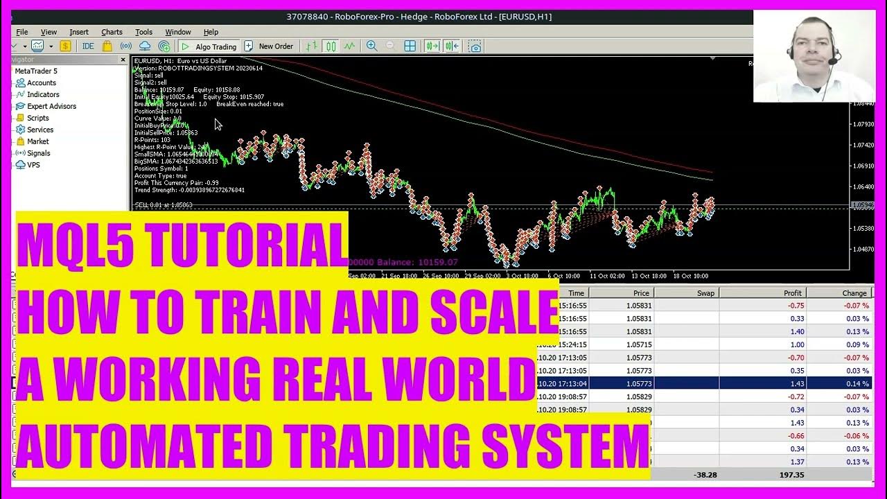 MQL5 TUTORIAL - HOW TO TRAIN AND SCALE A WORKING REAL WORLD TRADING SYSTEM - YouTube