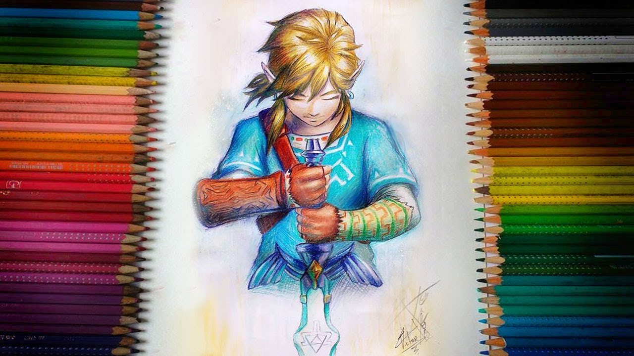 Link Face Zelda Drawing