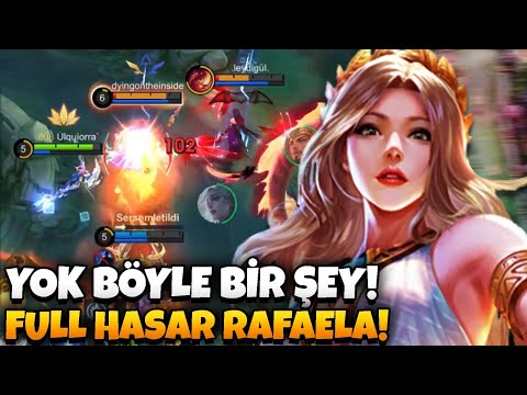 GÖZLERİNE İNANAMAZSIN! - FULL BÜYÜ HASARI RAFAELA! - Mobile Legends