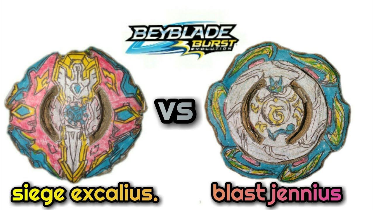 blast jeninus Vs siege excalius 😎layer gimmick vs sword 😁cardboard ...
