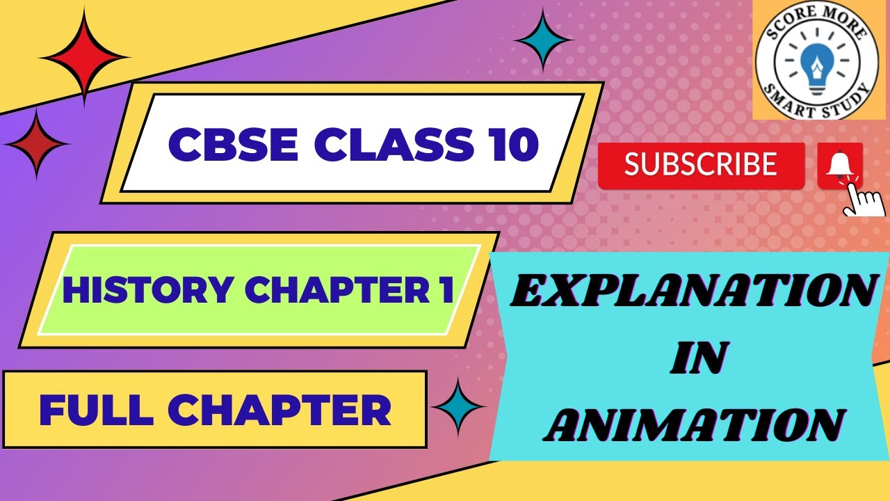 Class 10 History Chapter 1 Explanation in Animation Rise of Nationalism ...