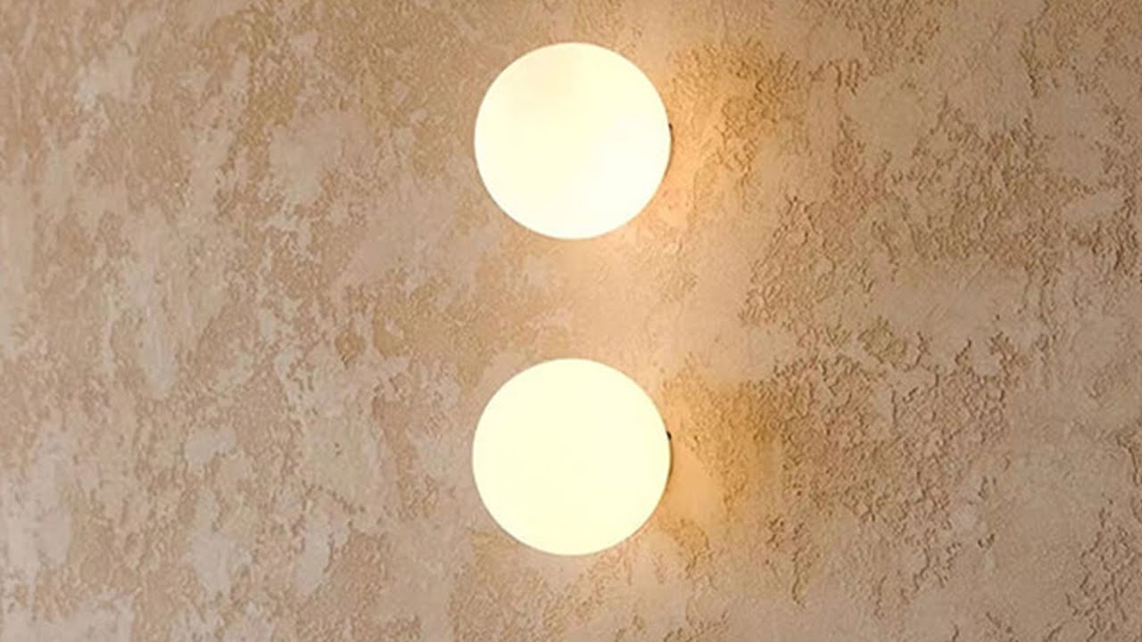 Cream White Spherical Wall Light - Soft Glow - Modern Design - Ambient ...