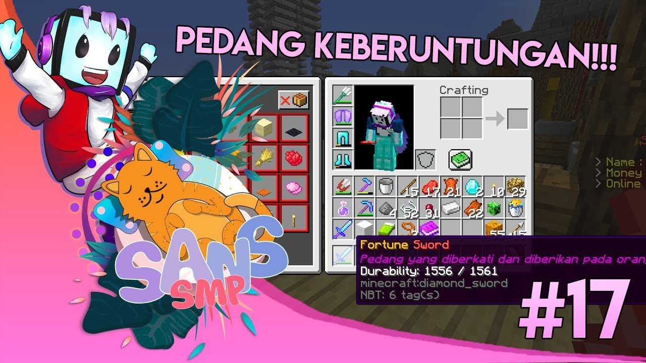 LEGENDA FORTUNE SWORD?!?! - Minecraft Indonesia Sans SMP Episode 17 ...