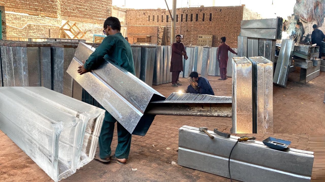 Amazing Visit of Huge ICE Block Cans Manufacturing Factory | Metalwork ...