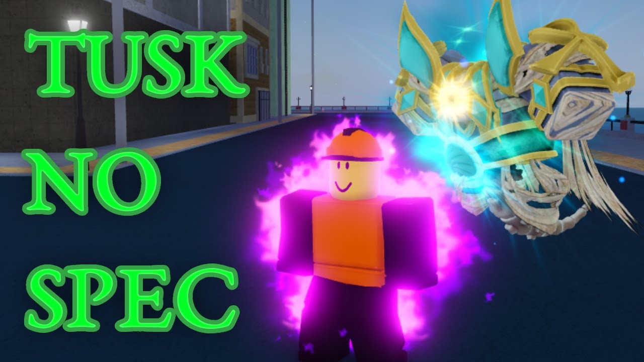 [YBA] The Best Tusk Build Doesn't Need A Spec! - YouTube