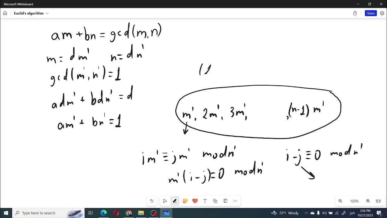 Extension of Euclid's algorithm - YouTube