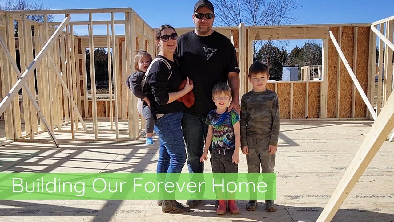Our Forever Home | Family Vlog House Building Tour New Construction ...