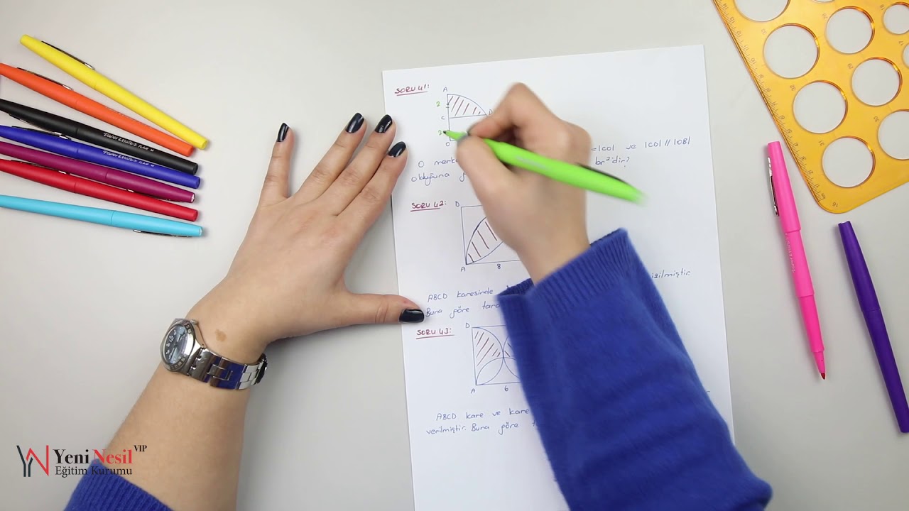 Matematik Çember ve alan - YouTube