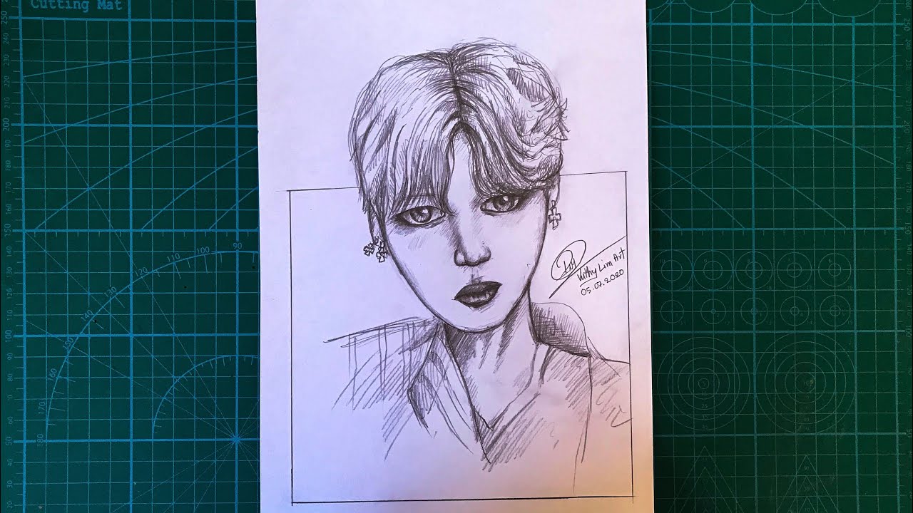 How To Draw Adult With Hairstyle | Tutorial For Beginner ...