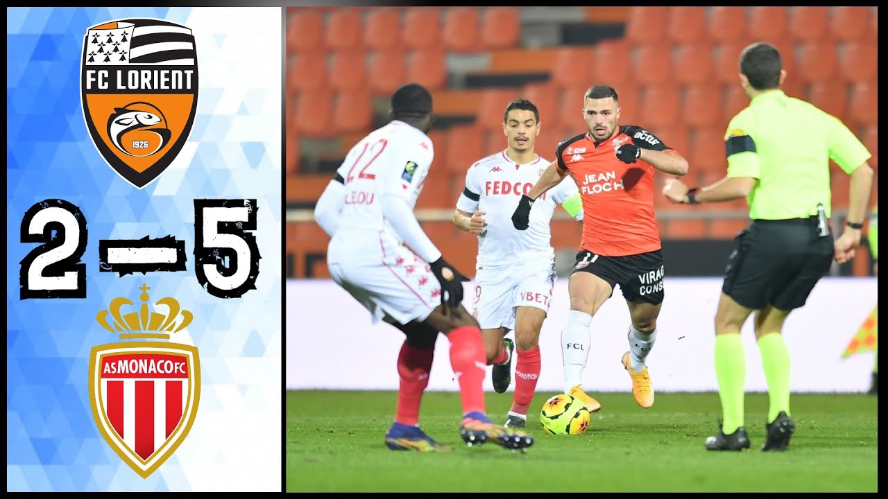FC Lorient 2 - 5 AS Monaco | Résumé et Buts | Ligue 1 - YouTube