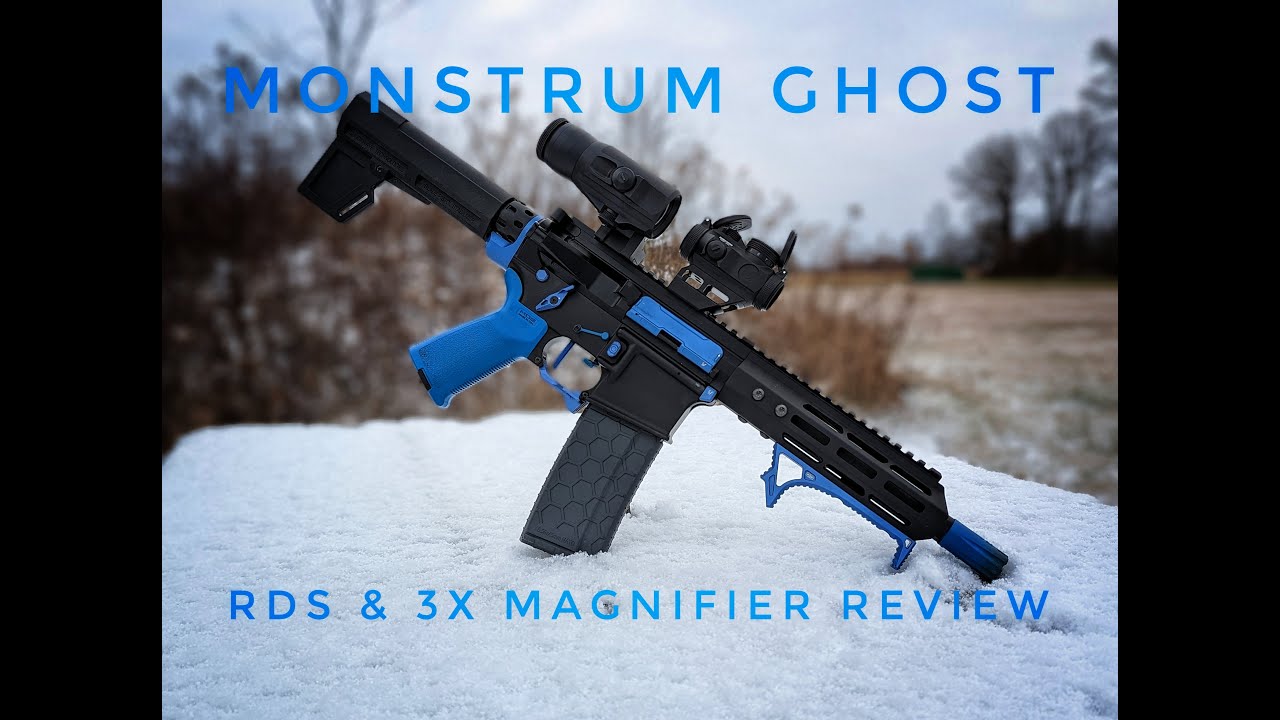 Monstrum Ghost Red Dot & 3X Magnifier Combo Review - YouTube