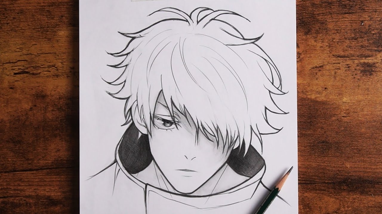 How to Draw Gojo From Jujutsu Keisen | Step By Step - YouTube
