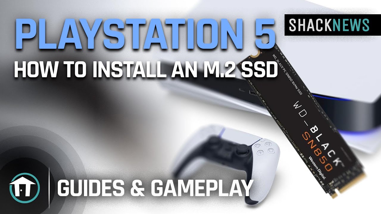 How to install an M.2 SSD in a PS5 - YouTube