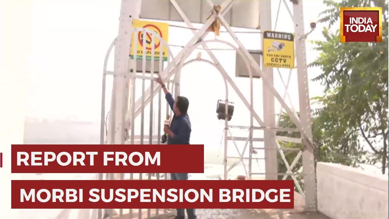 Ground Report From Morbi Suspension Bridge Collapse Site, Drones Used ...