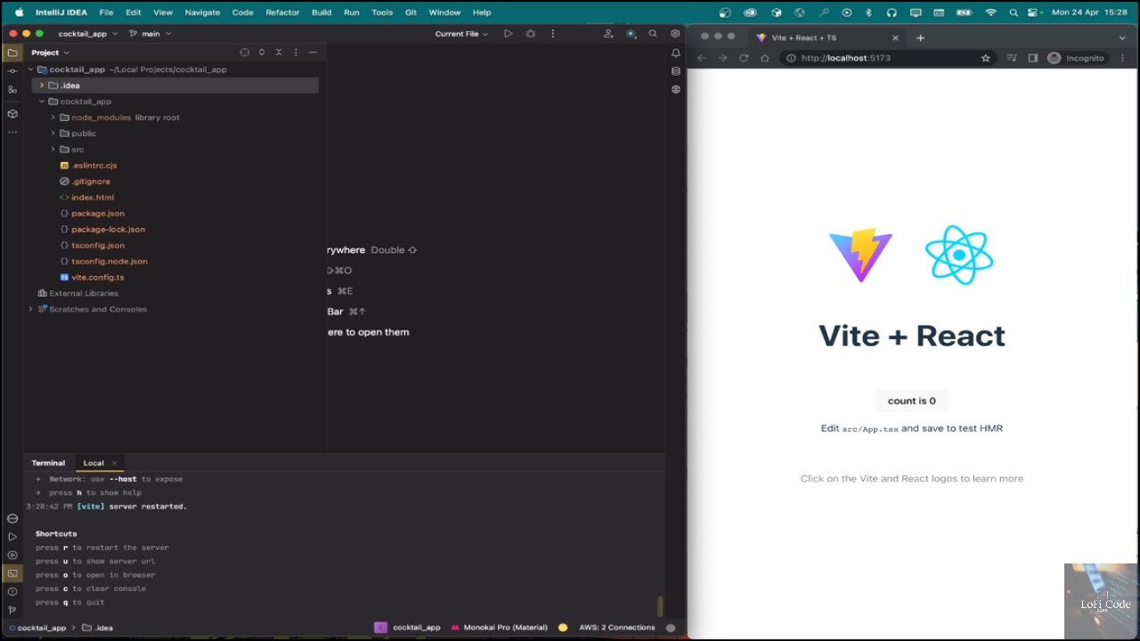 Mix it Up: Building a Cocktail App with Vite + React + TypeScript + Tailwindcss - YouTube