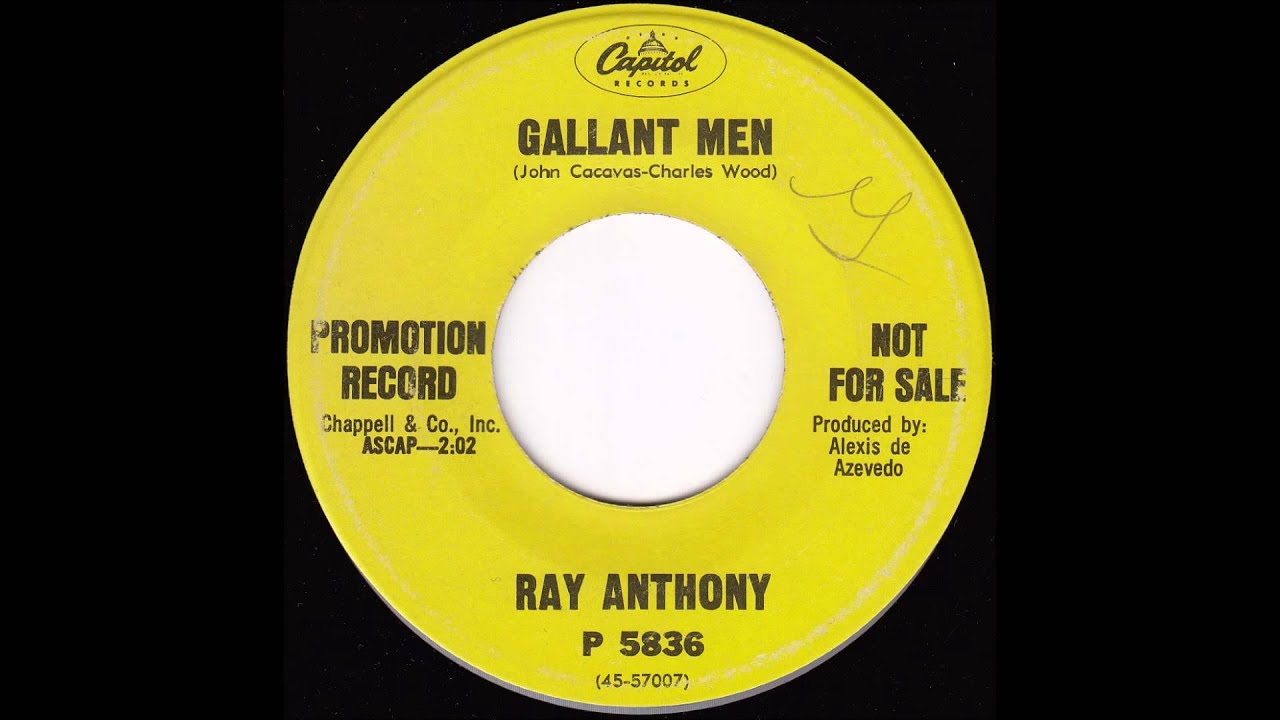 Ray Anthony - Gallant Men - YouTube