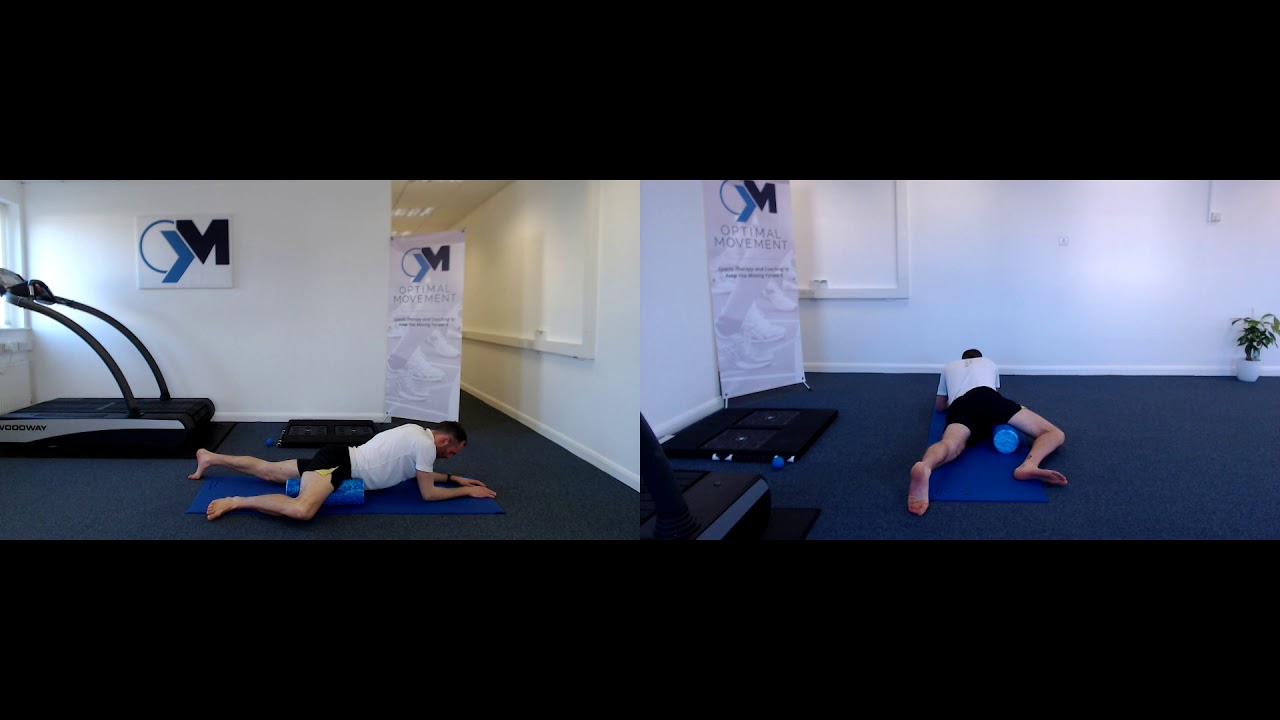 Adductor Foam Rolling - YouTube