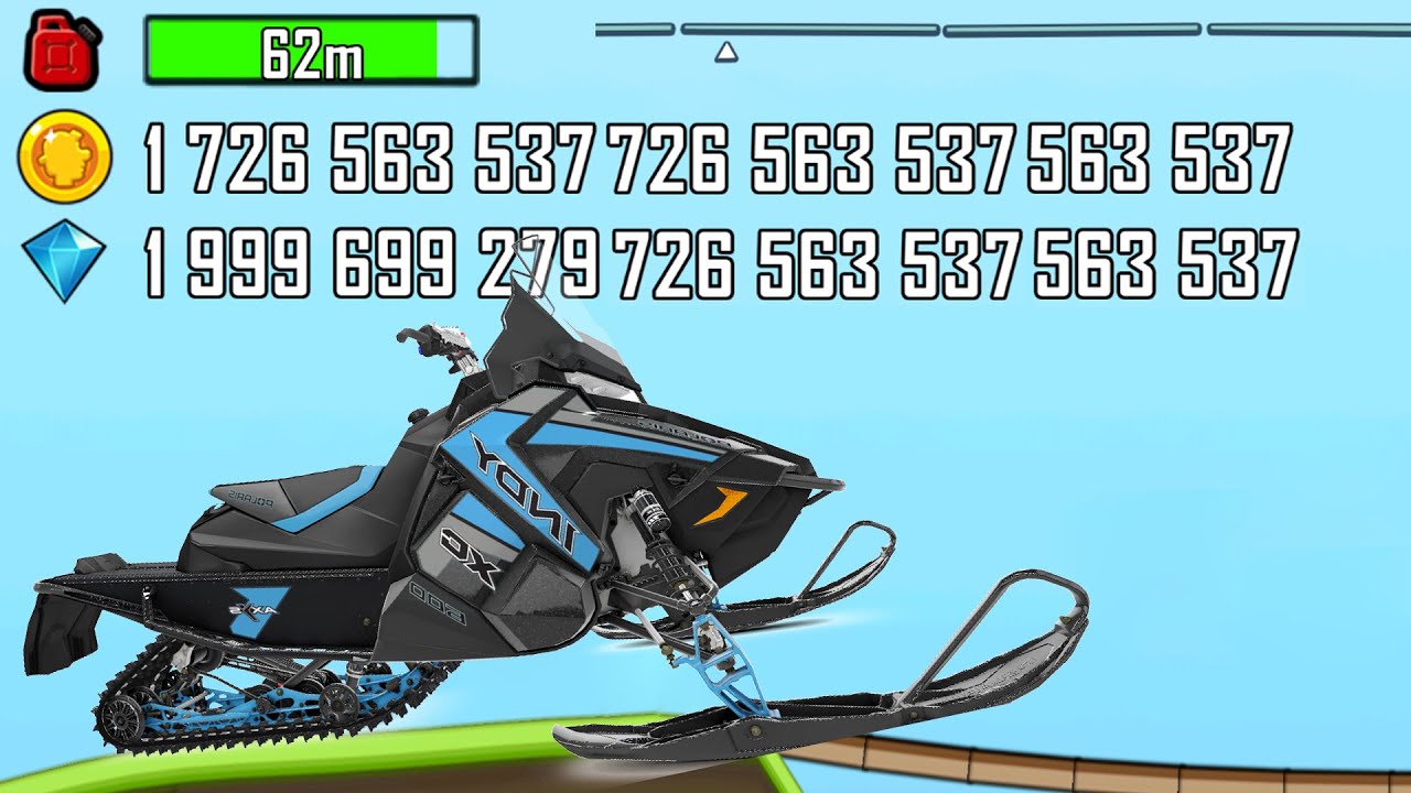 Snowmobile - Snow Mobile? Hill Climb Racing! Unlimited Coins and ...
