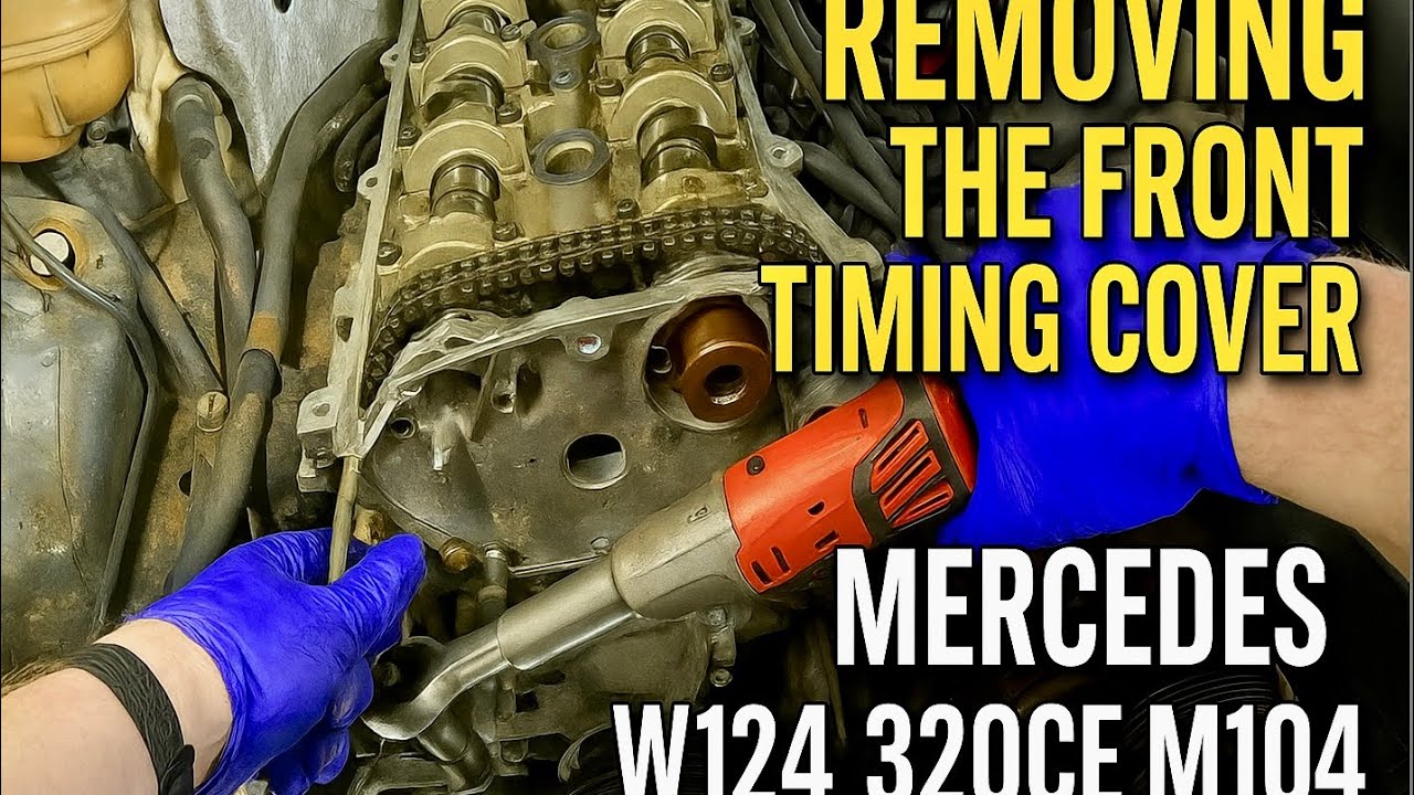 Mercedes W124 M104 Front Timing Cover Rebuild | Timelapse | Tensioner ...