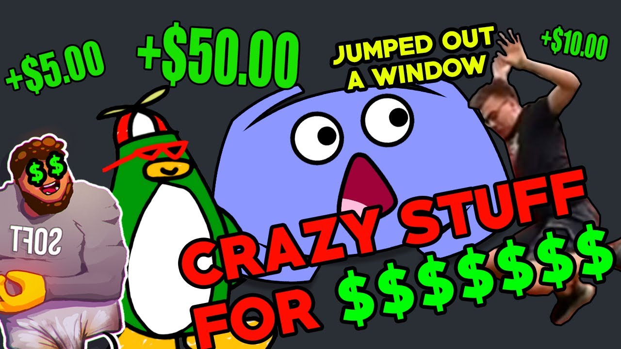 Paying People to Do CRAZY Things in Discord - YouTube