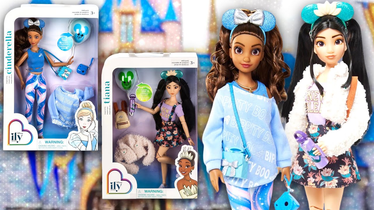 Disney ily 4EVER Dolls, Inspired by Princesses Cinderella and Tiana ...
