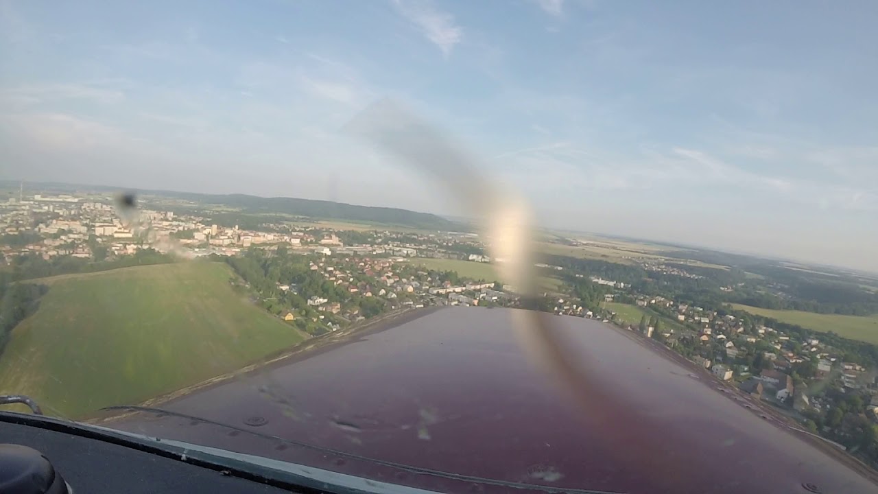 Approach and landing at LKMB - YouTube